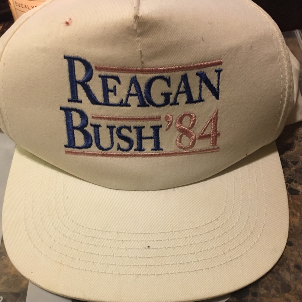 Vintage Reagan Bush 1984 Election Hat - Gem